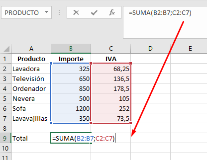 Cómo sumar en Excel - ExcelFacil